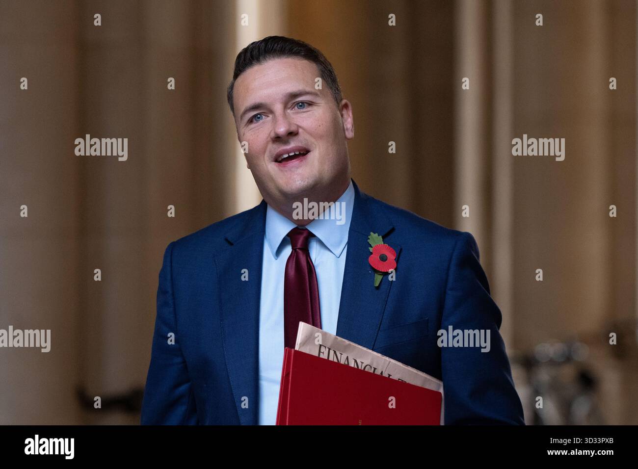 November 4, 2025, London, England, United Kingdom: Health Secretary WES ...
