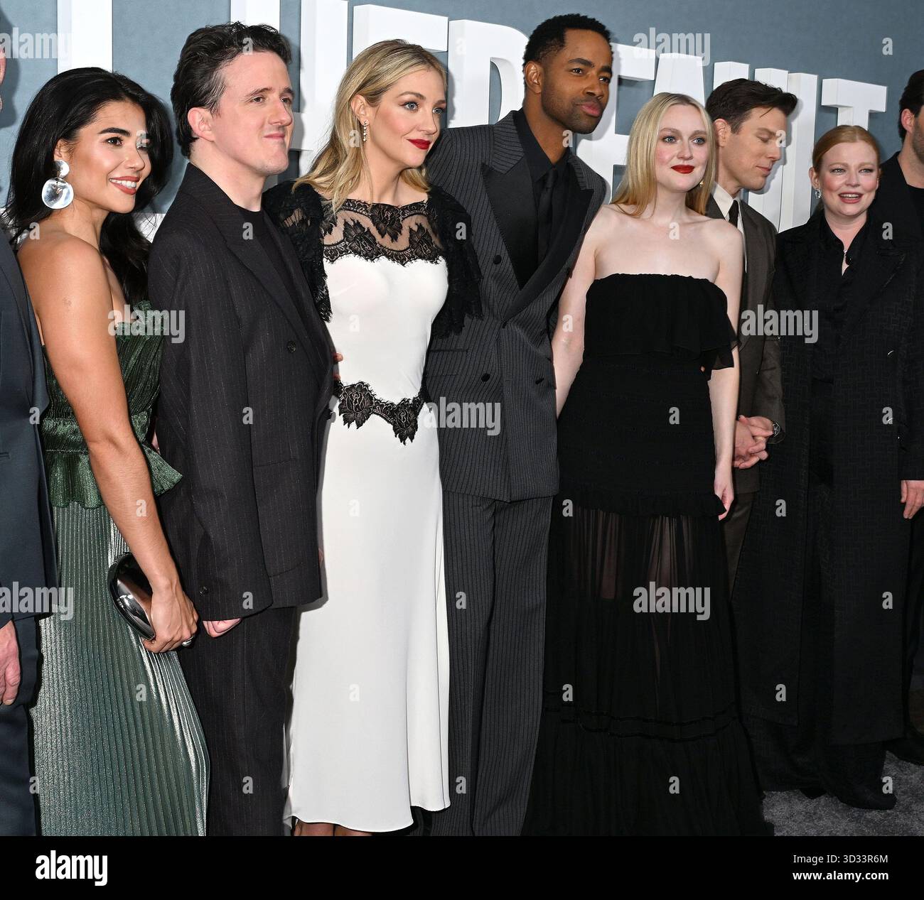 Dakota Fanning, Sarah Snook and Abby Elliott attend the Peacock TV ...