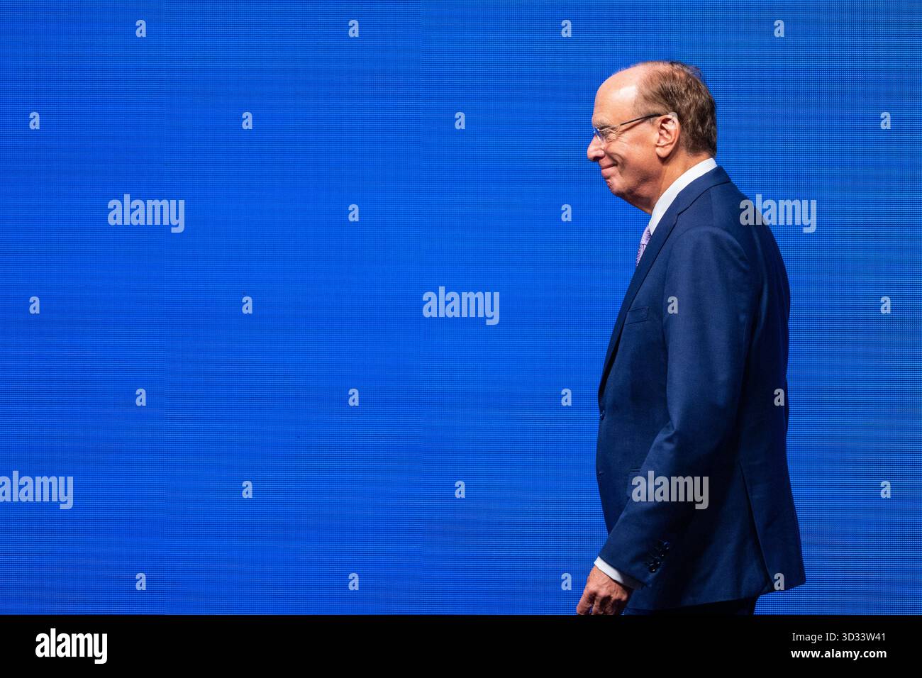 Larry Fink, Chairman and CEO of BlackRock at the Global Financial ...