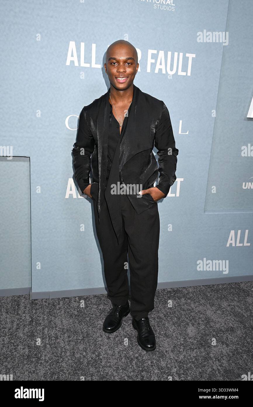 Isaiah Mikhail attends the Peacock TV Series "All Her Fault" New York ...