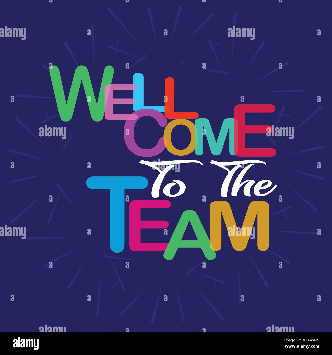 Team announcements Stock Vector Images - Alamy