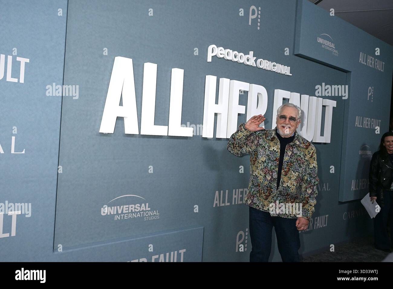 Brian Cox attends the Peacock TV Series "All Her Fault" New York ...