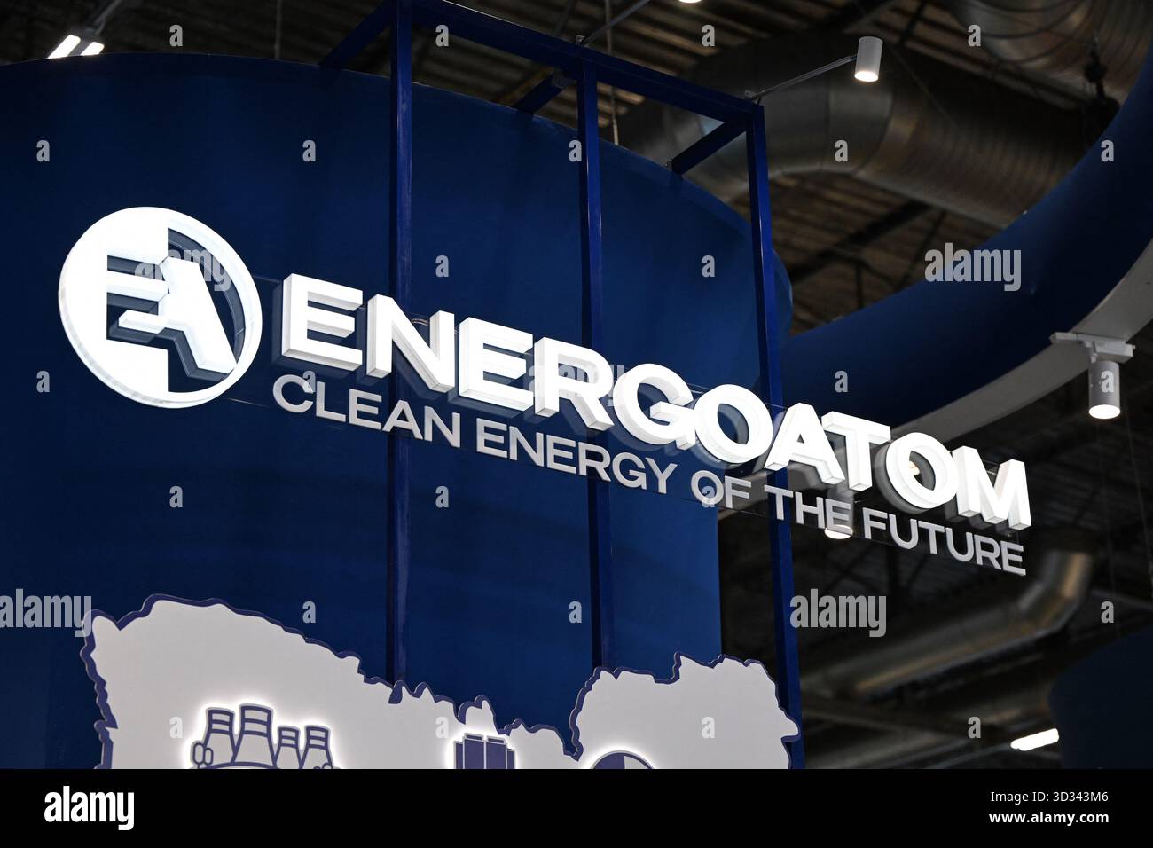 Illustration of the ENERGOATOM logo, National Nuclear Energy Production ...