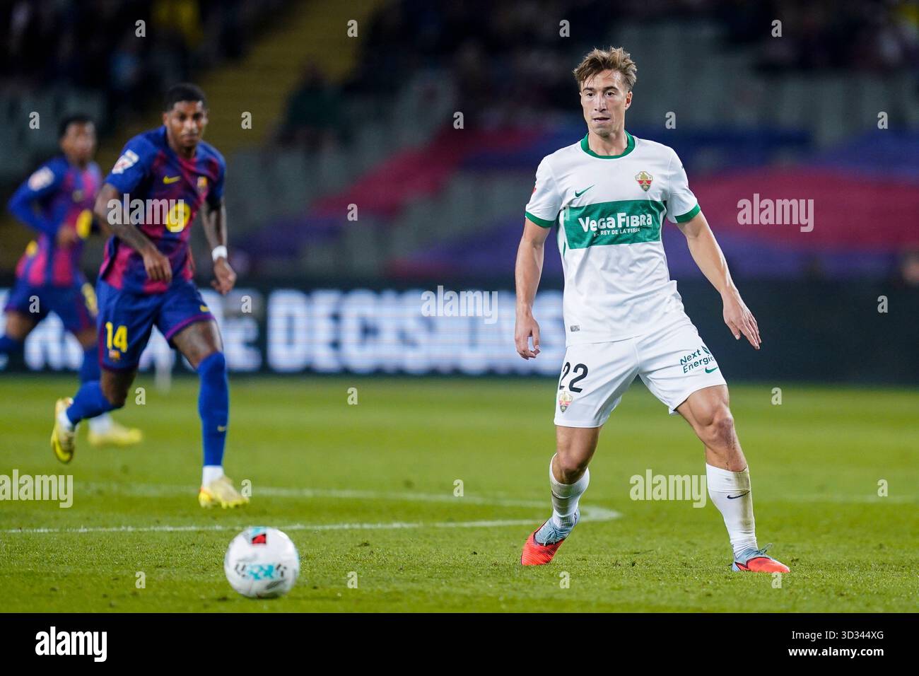 David Affengruber of Elche CF during the La Liga EA Sports match ...