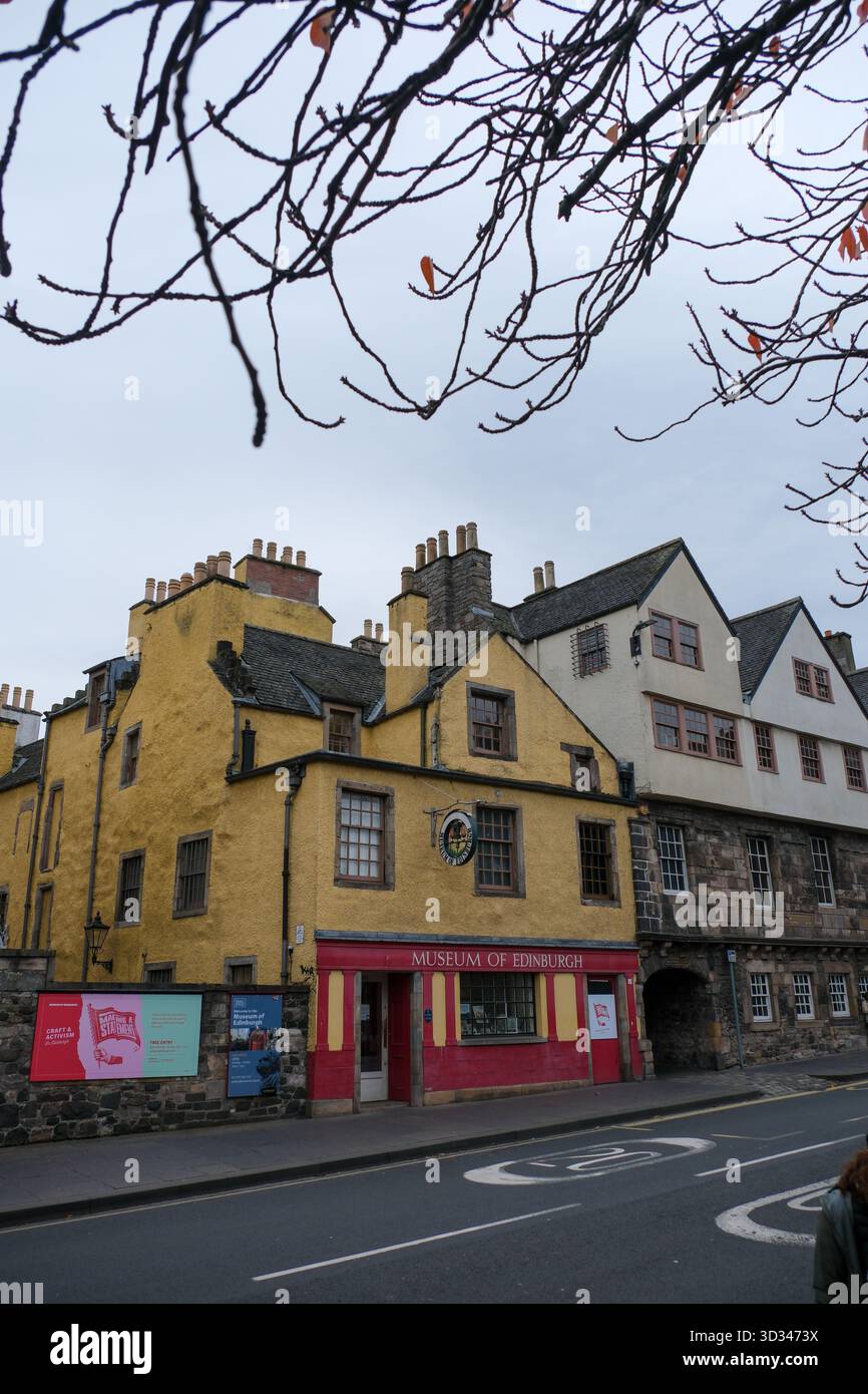 Edinburgh, UK - 30 OCT 2025 - The exterior of the Museum of Edinburgh ...