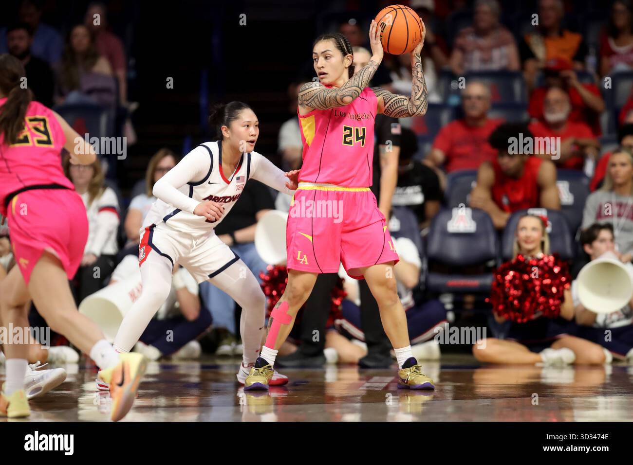 TUCSON, AZ - OCTOBER 30: Arizona Wildcats guard Sumayah Sugapong (3 ...