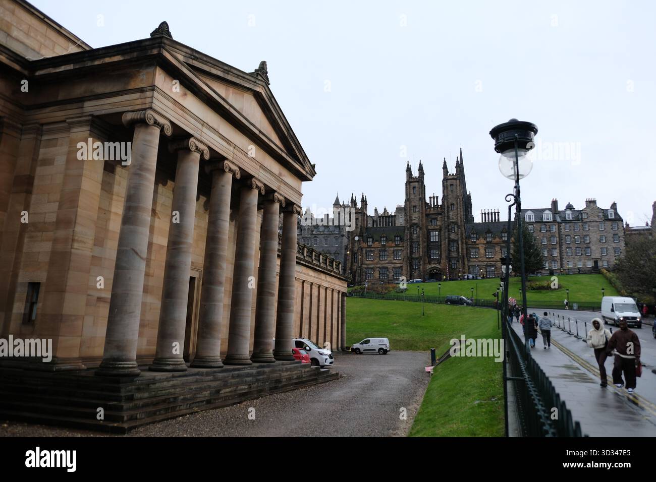 Edinburgh, UK - 31 OCT 2025 - The old town of Edinburgh with its ...