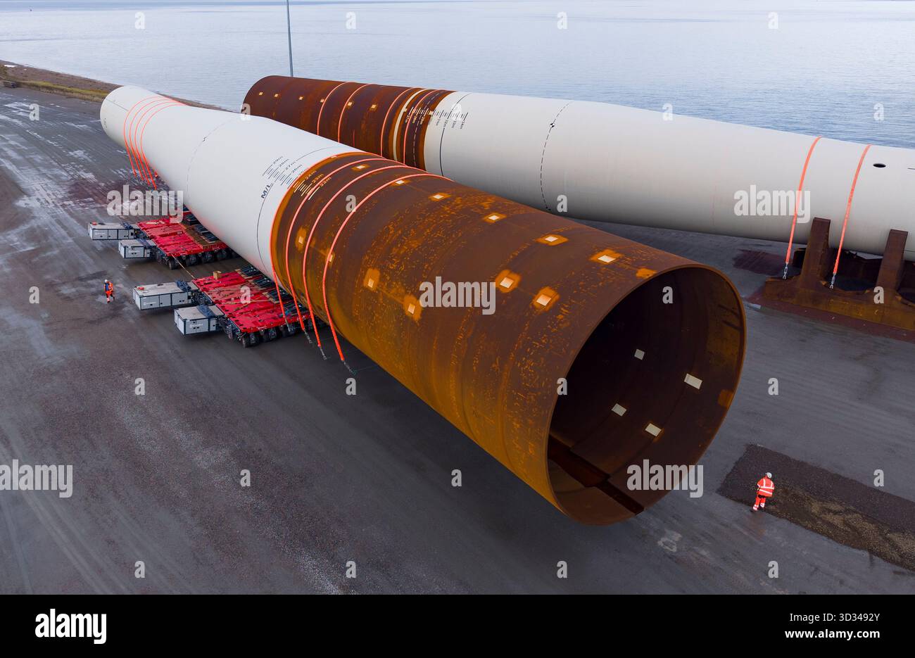 Edinburgh, Scotland, UK. 4th November 2025. A massive wind turbine ...