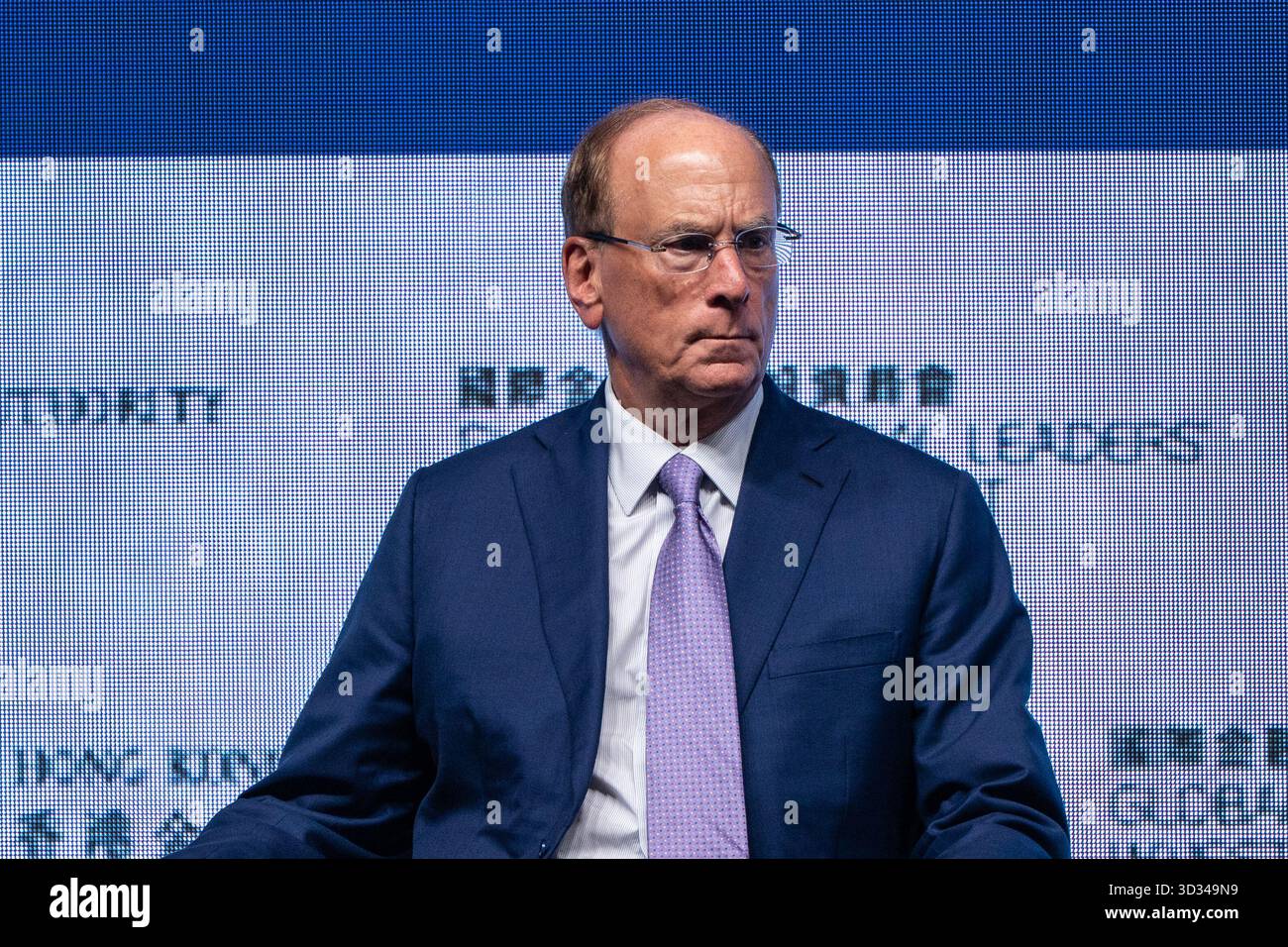 Larry Fink, Chairman and CEO of BlackRock at the Global Financial ...