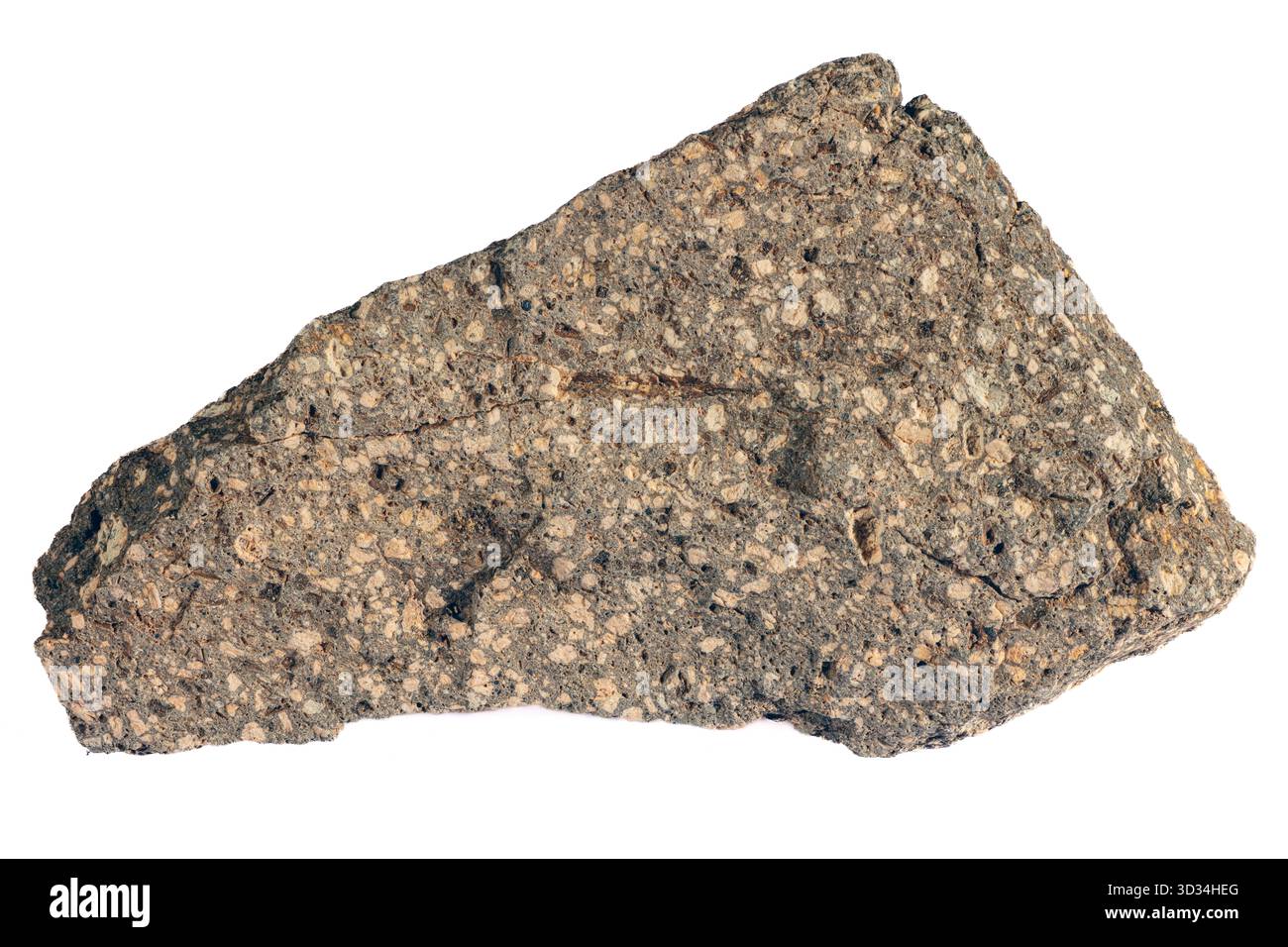 Feldspar-phyric andesite porphyry from Ragged Top, Ironwood Forest ...