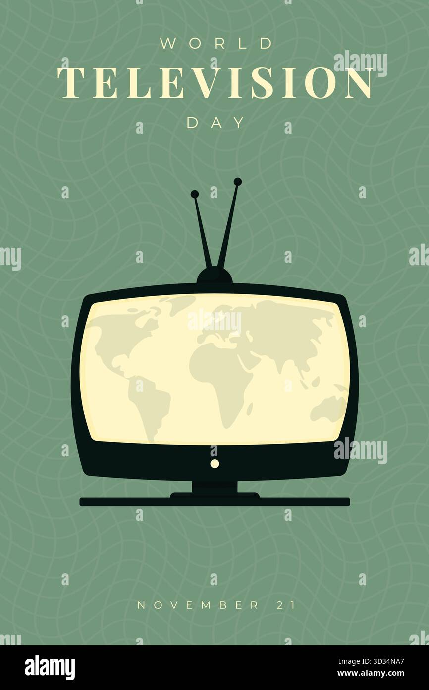 World television day poster Stock Vector Images - Alamy