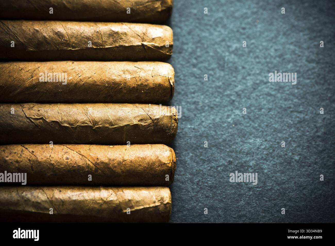 Cigars border background with copy space Stock Photo - Alamy