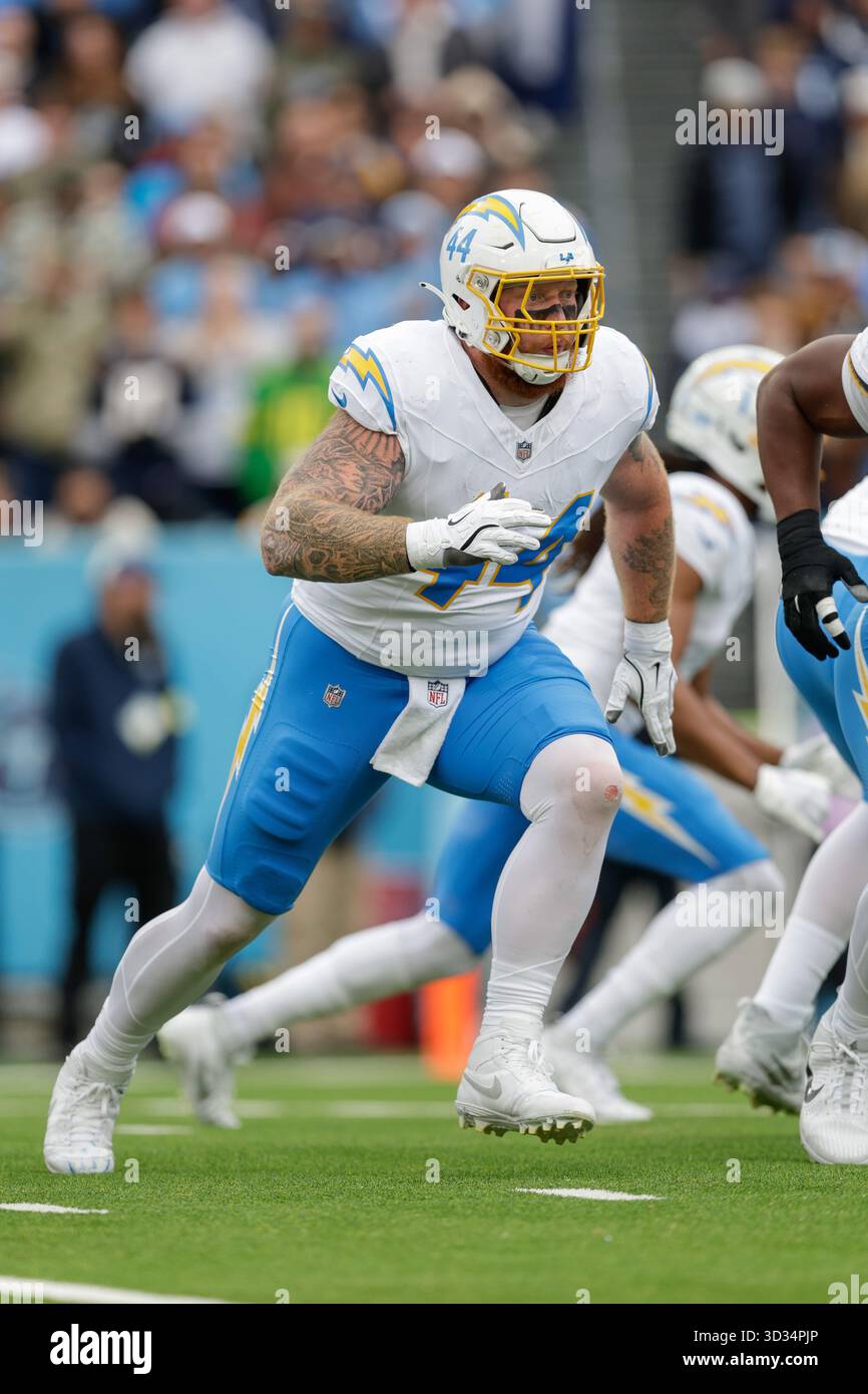 Los Angeles Chargers fullback Scott Matlock (44) runs in motion during ...