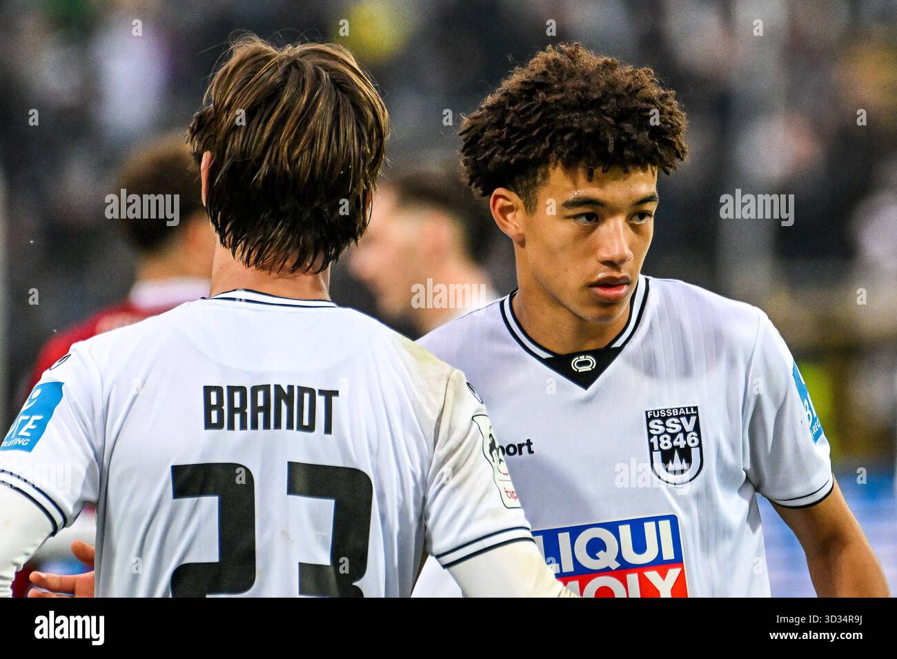 01.11.2025, Donaustadion, Ulm, GER, 3. Liga, SSV Ulm 1846 vs Stuttgart ...