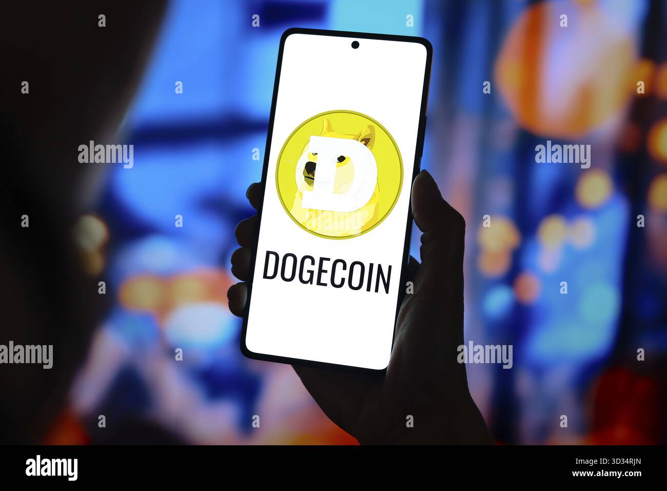 Dogecoin advertising hi-res stock photography and images - Alamy