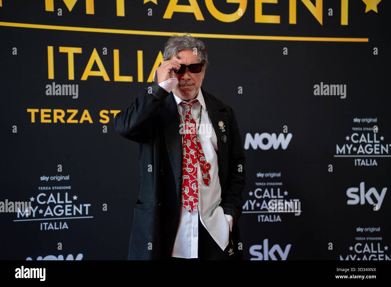 Michele Di Mauro attends the third season photocall for ''Call My Agent ...
