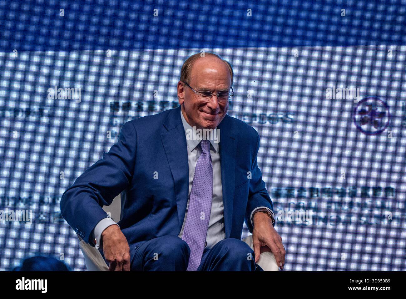 Larry Fink, Chairman and CEO of BlackRock at the Global Financial ...