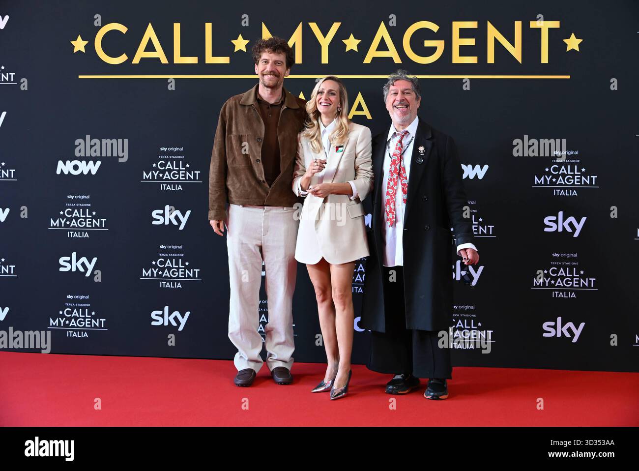 Rome: Cinema Moderno. Photocall for the TV series "Call My Agent ...