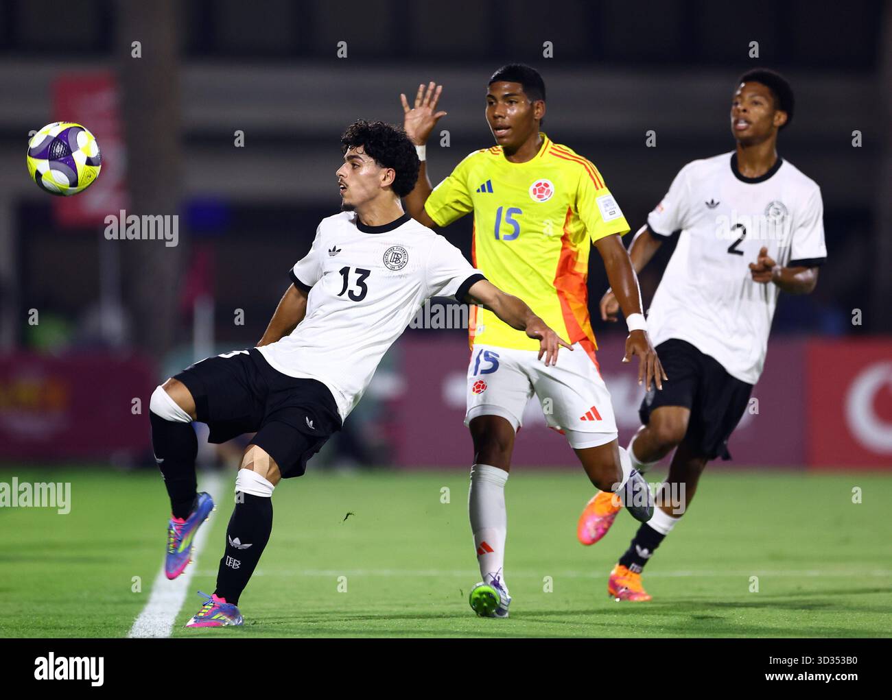 from left: Abdulbaki Al Khalaf, Miguel Solarte (Colombia), Nebe Sirak ...