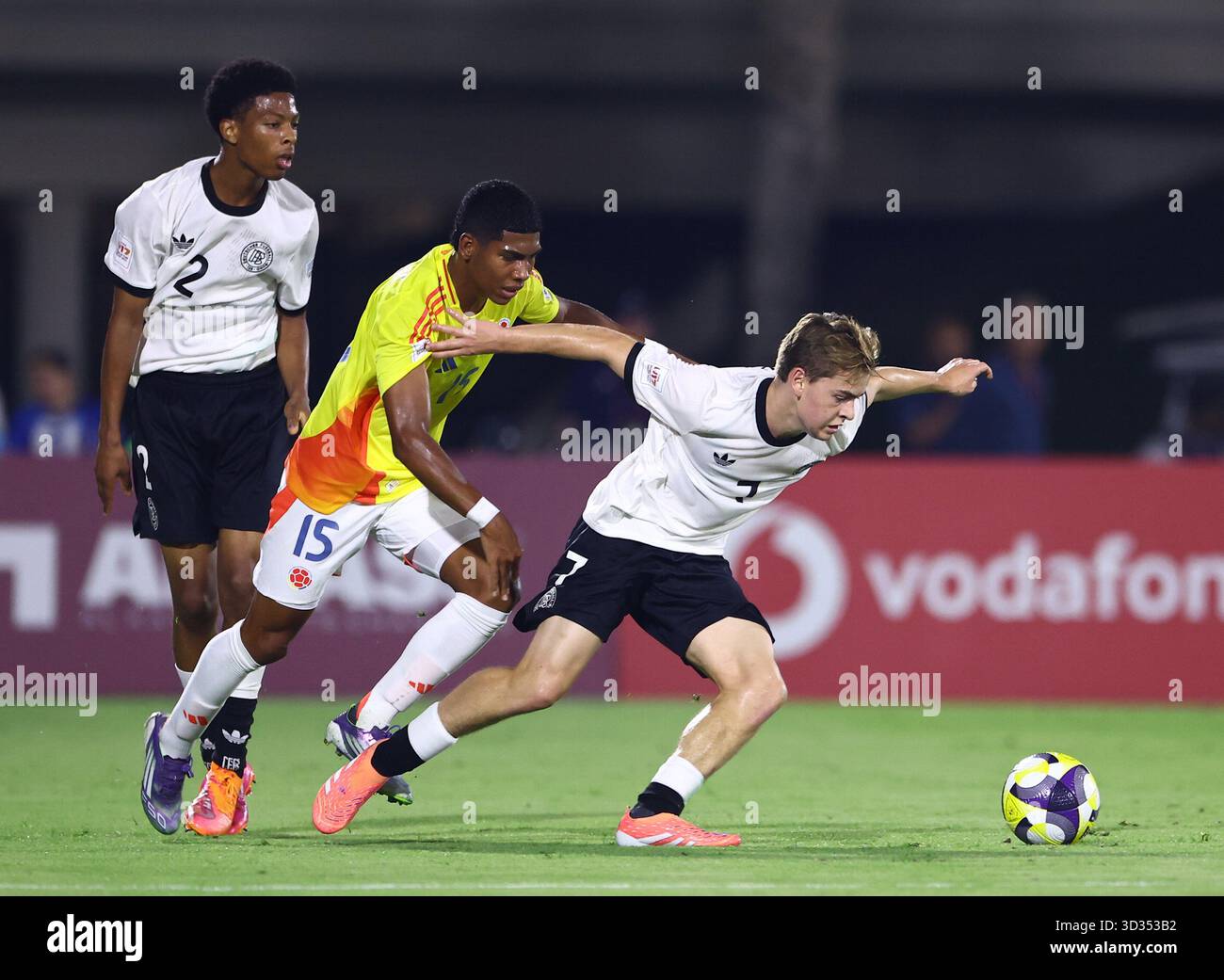 from left: Nebe Sirak Domnic, Miguel Solarte, Benjamin Ley (Germany ...
