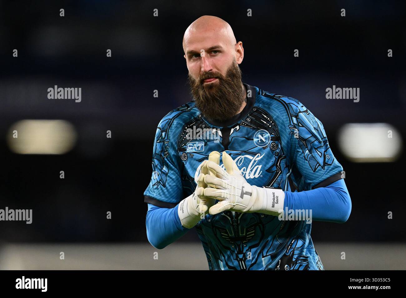 Vanja Milinkovic-Savic of S.S.C. Napoli warm up prior the match during ...