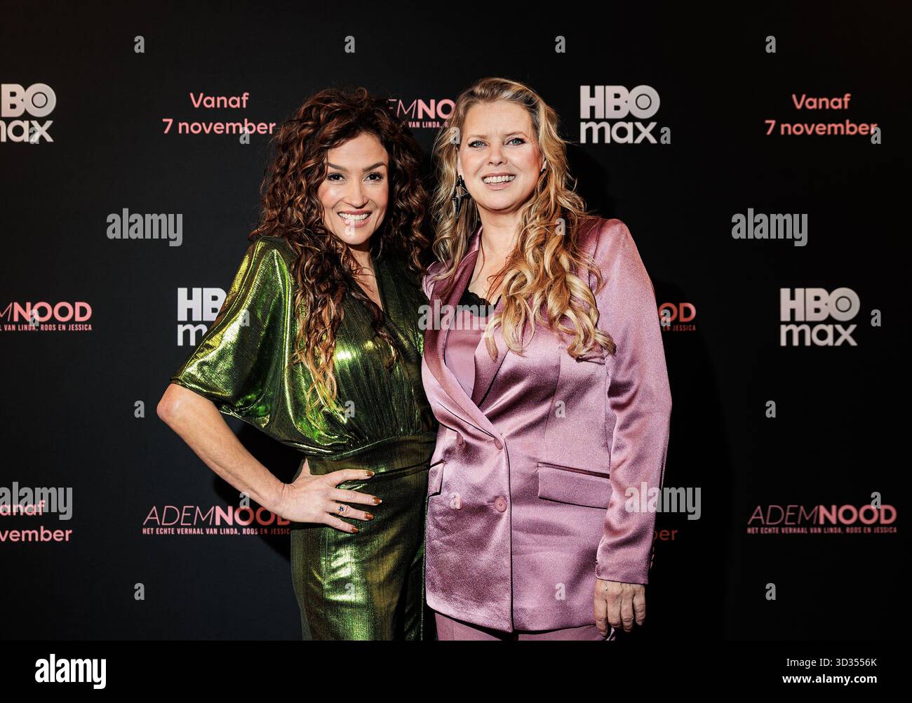 AMSTERDAM - Katja Schuurman and Babette van Veen attend the premiere of ...