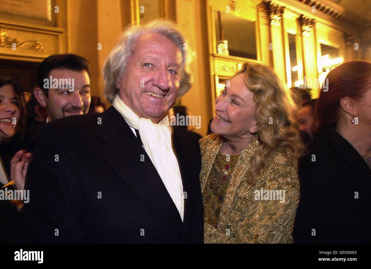 Milan Premiere At Scala, Giorgio Forattini And Marta Marzotto Scala ...