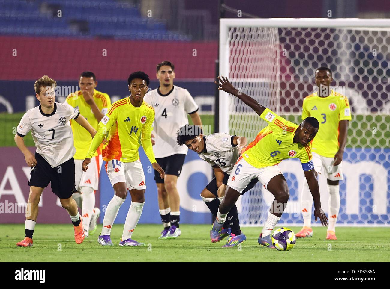 from left: Benjamin Ley, Matias Lozano, Osman Turay, Cristian Orozco ...