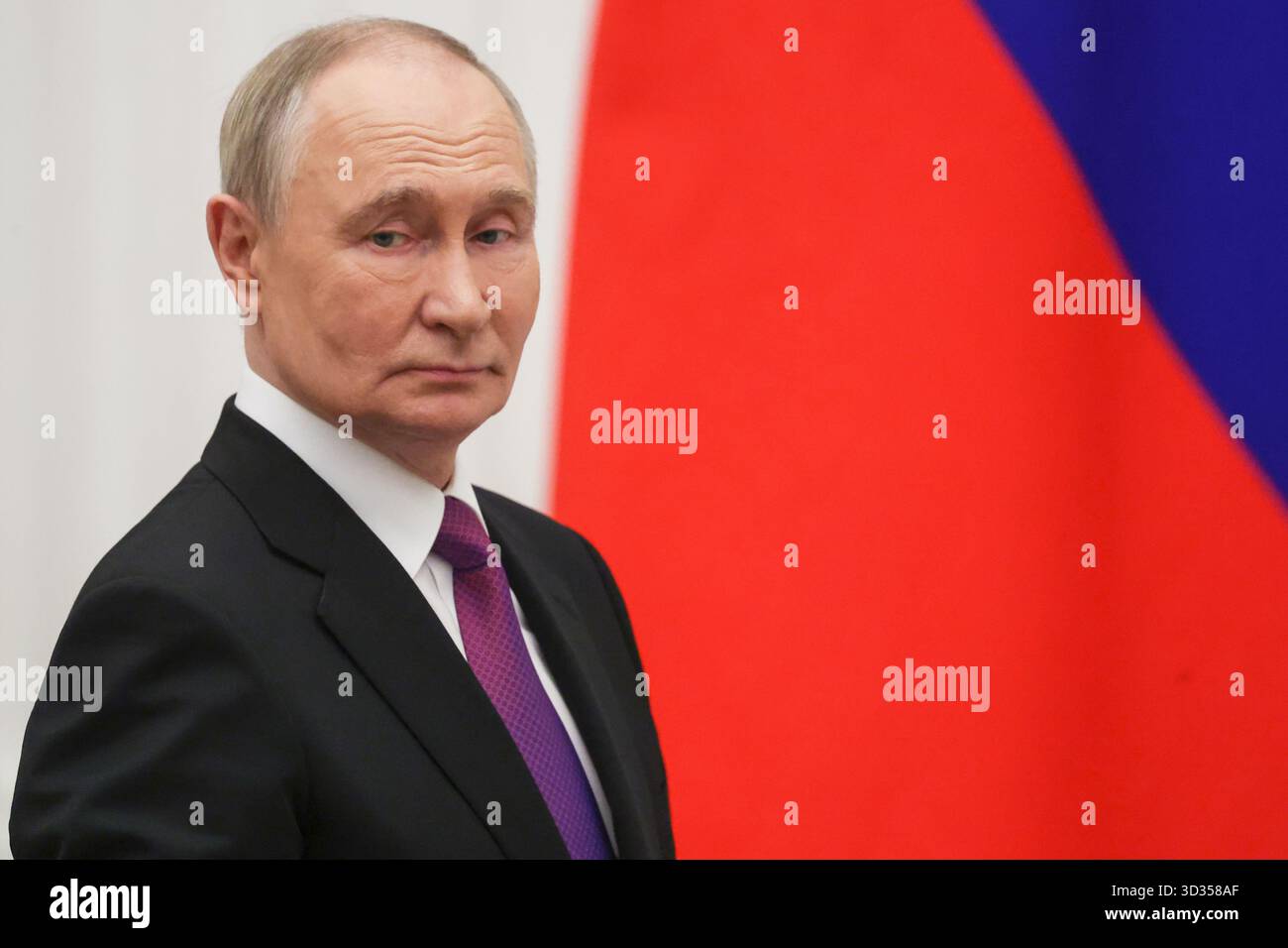 Russian President Vladimir Putin attends a ceremony to present the ...
