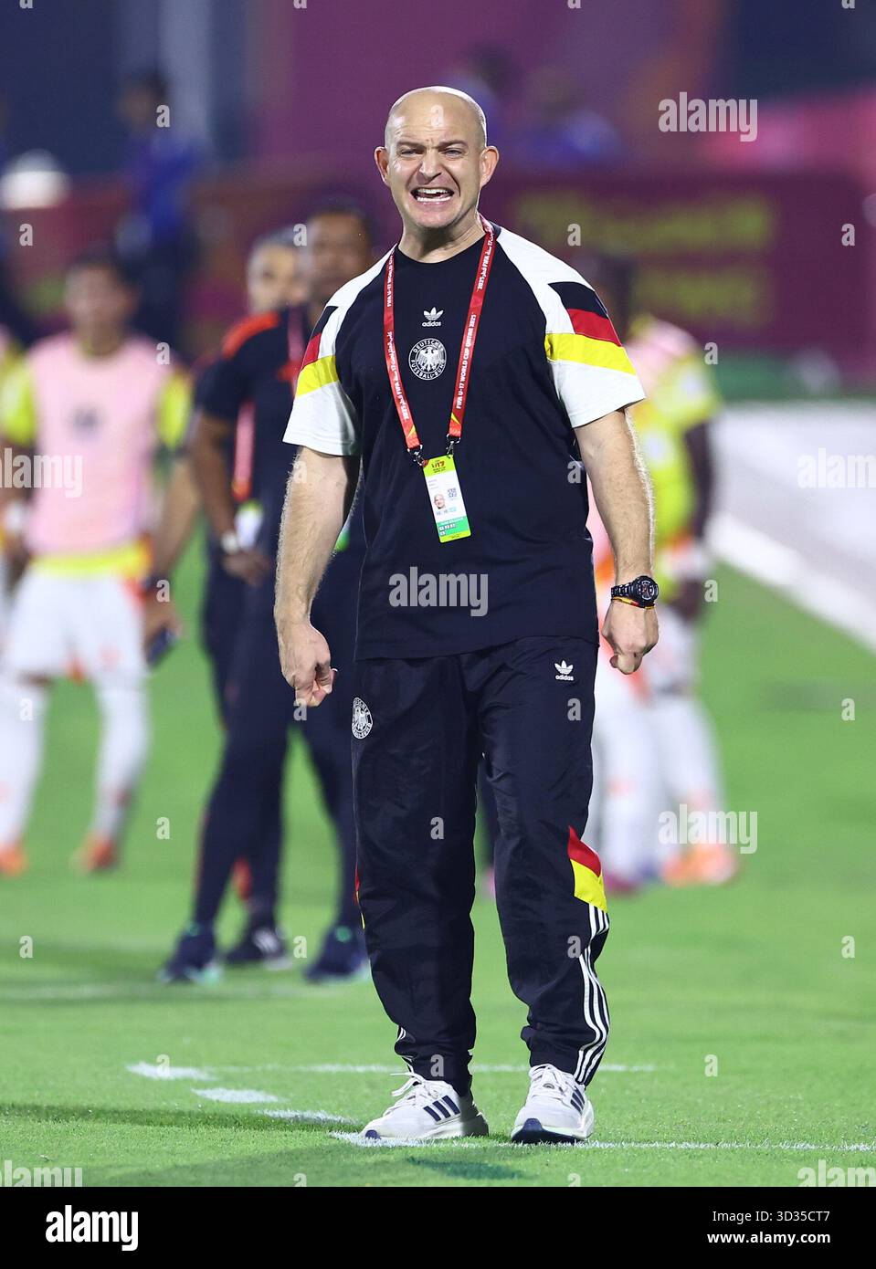 Coach Marc-Patrick Meister (Germany) Doha, November 4, 2025, Soccer ...