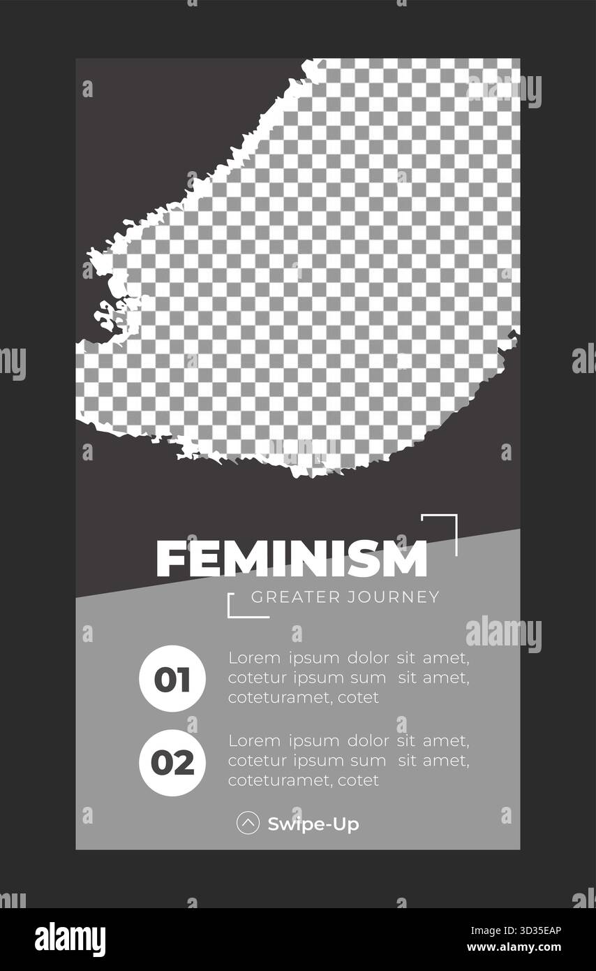 Social media post template Black and White Stock Photos & Images - Alamy