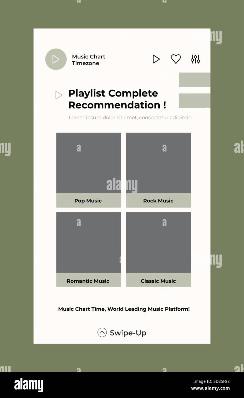 Stories template app web Stock Vector Images - Alamy