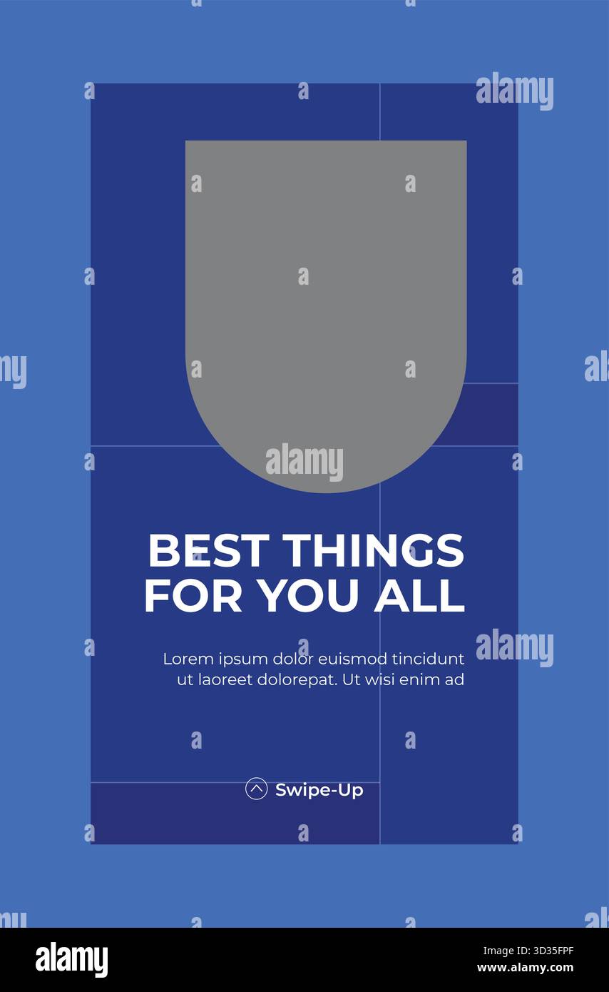 Instagram stories template Stock Vector Images - Alamy