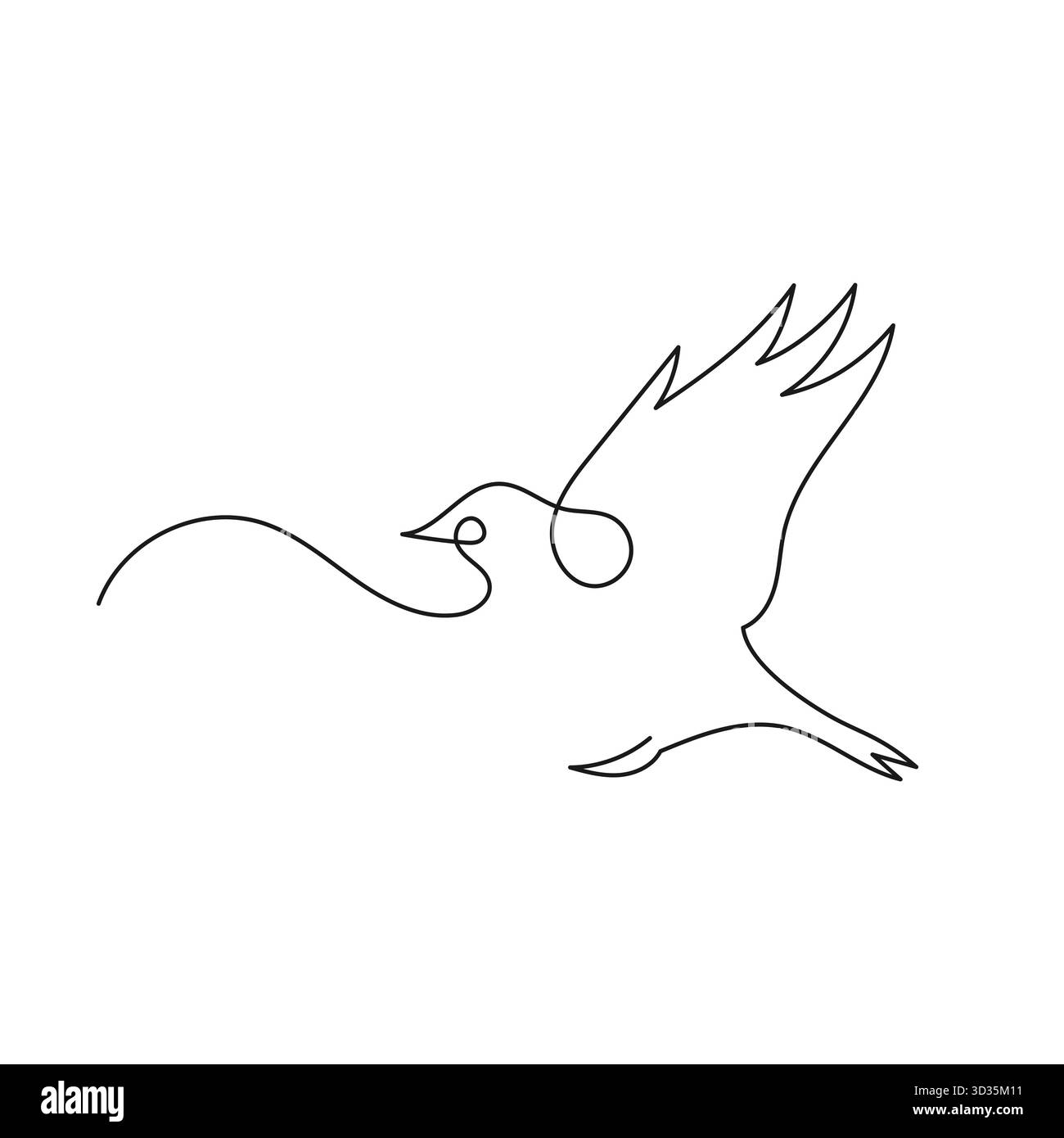 Silhouette linework Stock Vector Images - Alamy