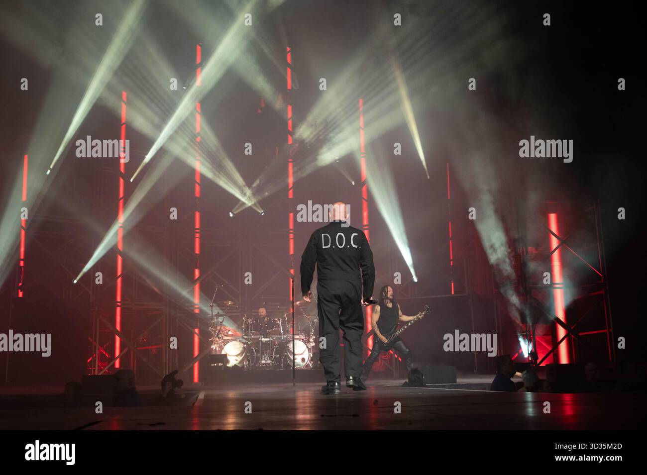 David Draiman of Disturbed performing at OVO Hydro in Glasgow Tuesday ...