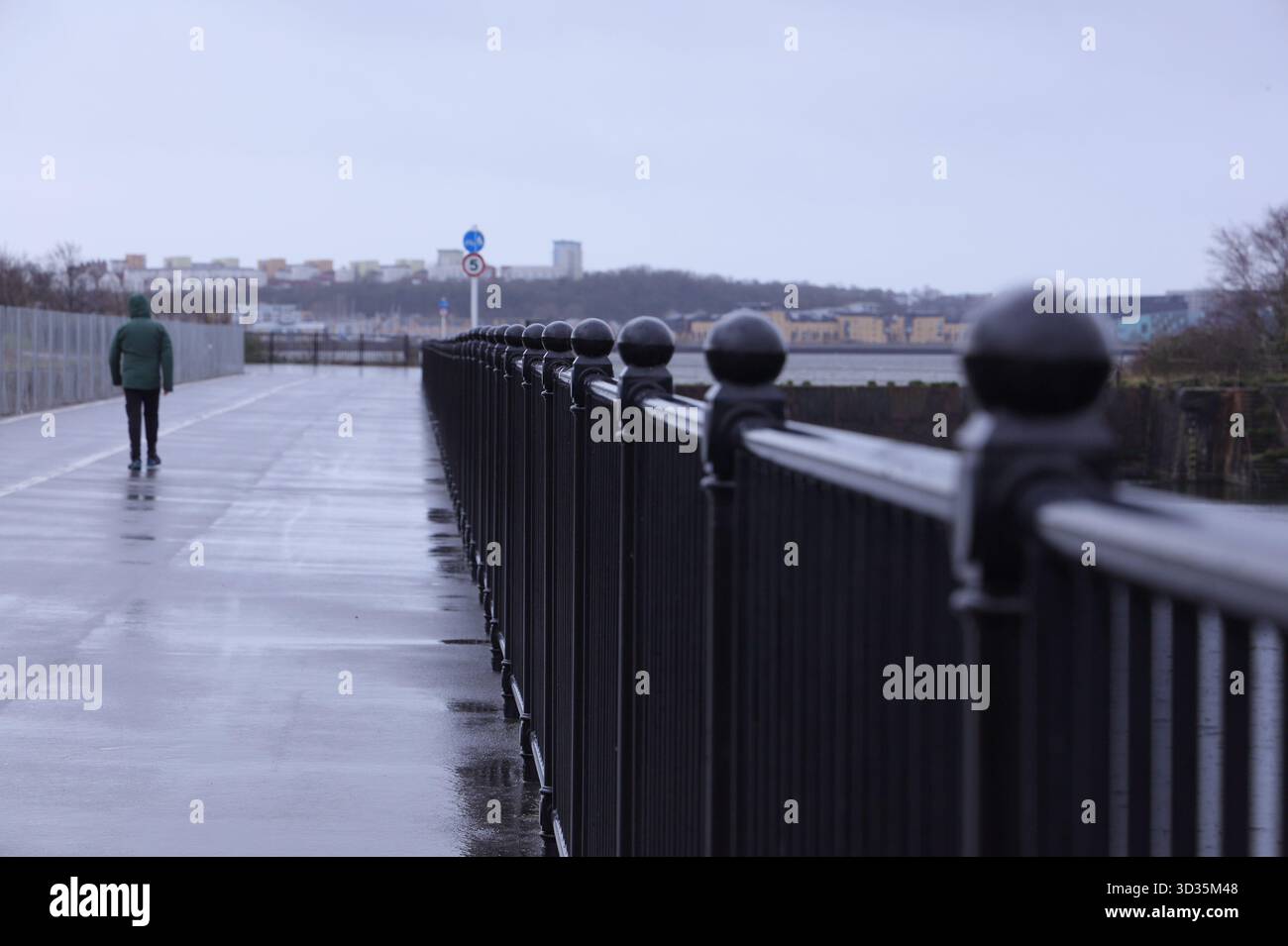 The Cardiff Bay walk provides scenic views of the Welsh coastline with ...