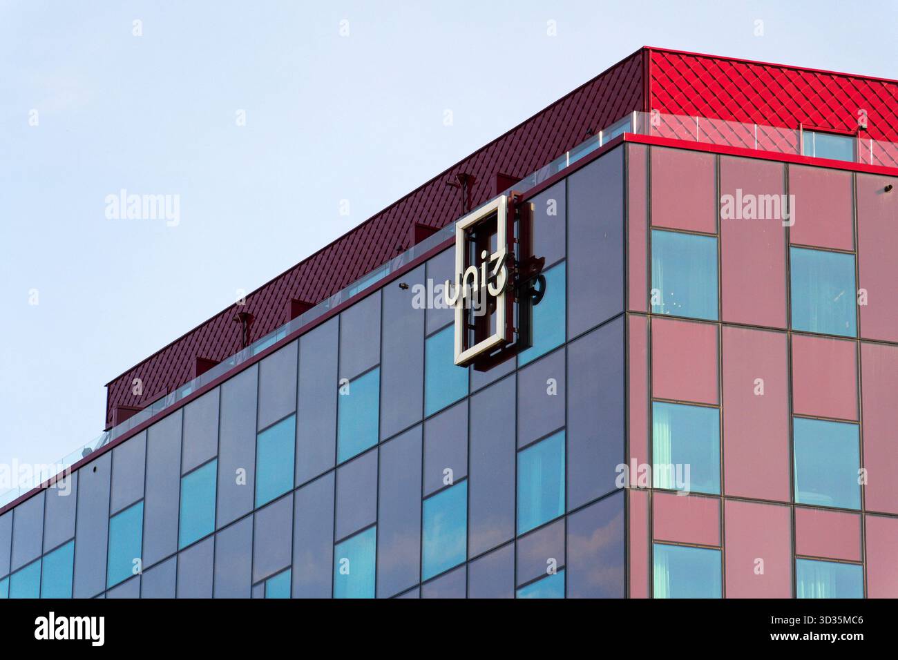 Uni3 by Geely Campus logo in Geely Innovation center on May 10, 2025 in ...