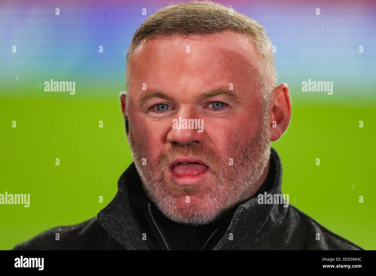 Former Footballer and Tv Pundit Wayne Rooney during the Liverpool v ...