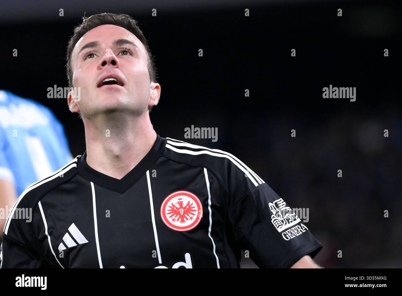 Mario Gotze of Eintracht Frankfurt reacts during the UEFA Champions ...