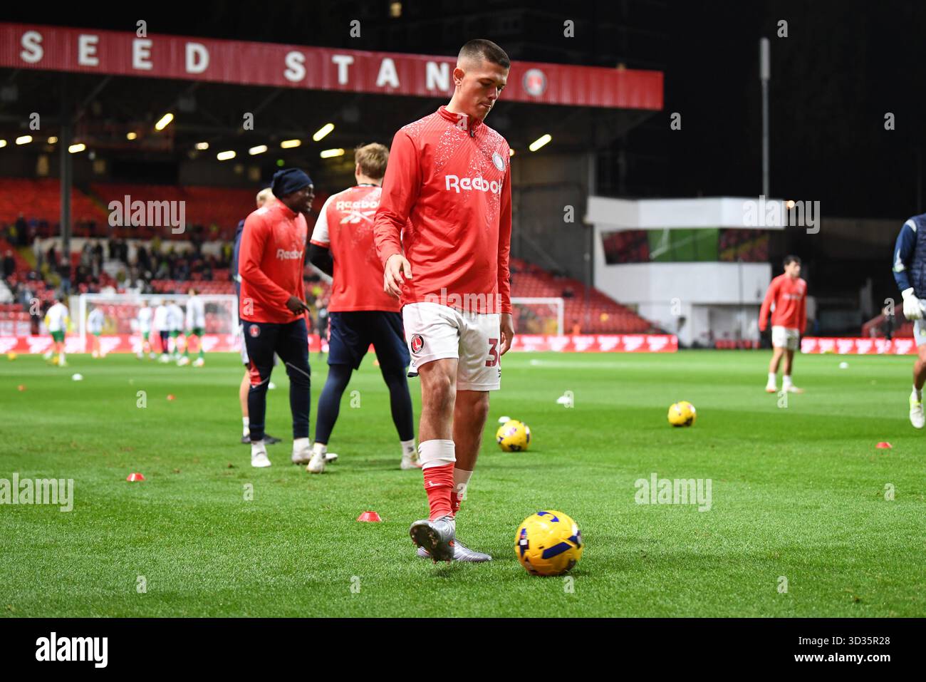London, England. 4th Nov 2025. Keenan Gough before the Sky Bet EFL ...