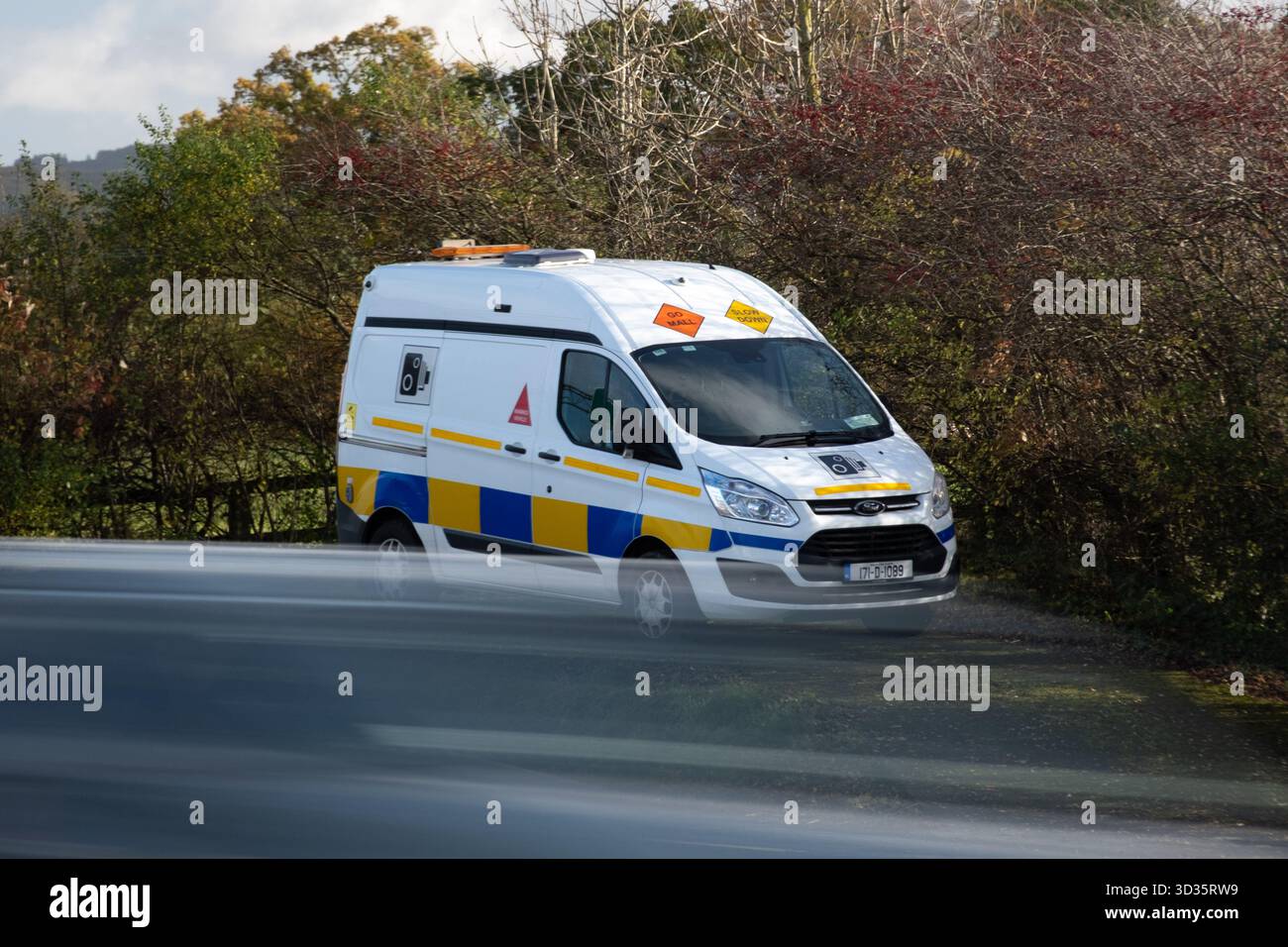 Johnstown, Kildare, Ireland. 2nd Nov, 2025. Speed van camera on the ...