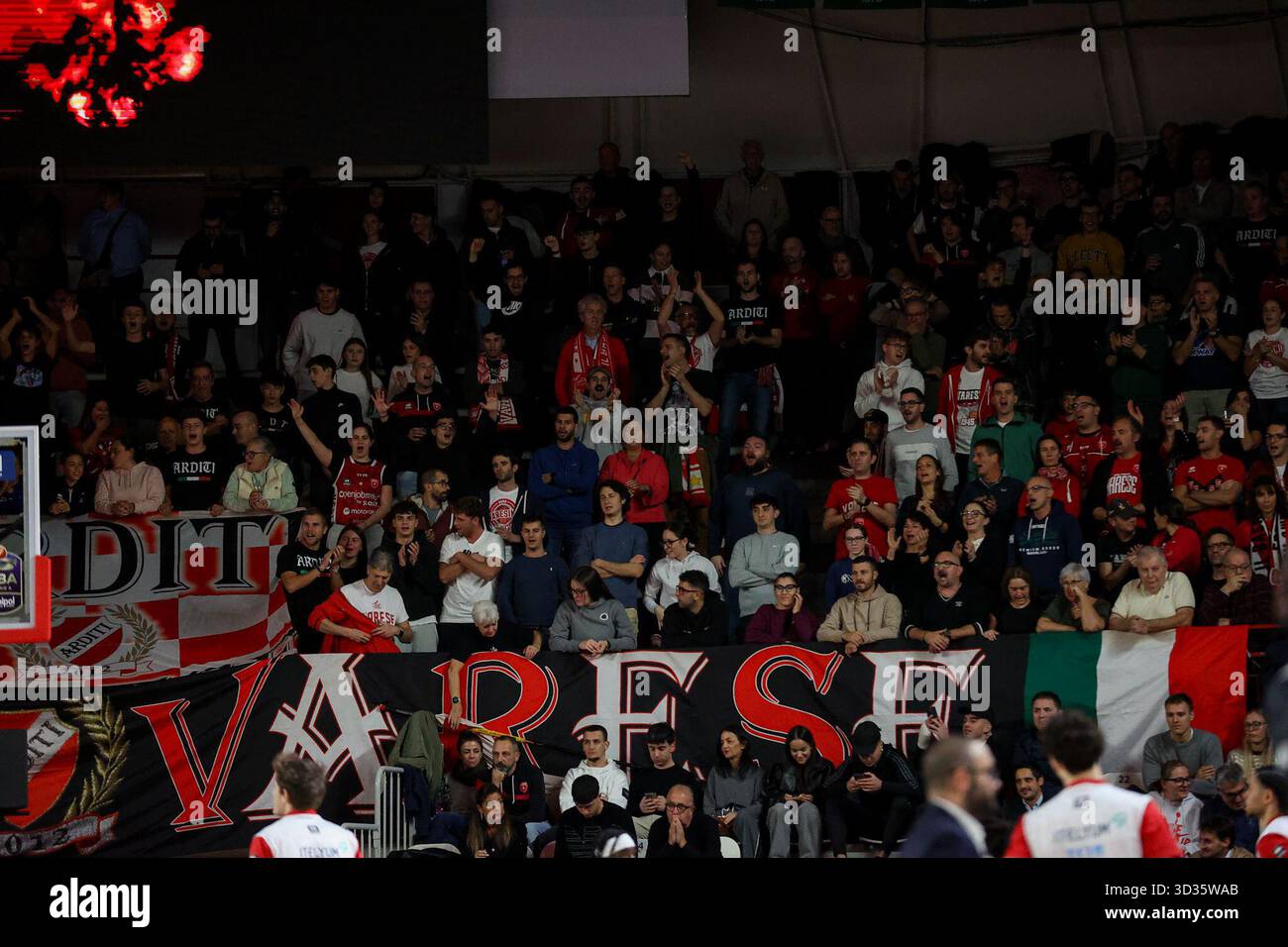 Varese Basket supporters during Openjobmetis Varese vs Virtus Olidata ...