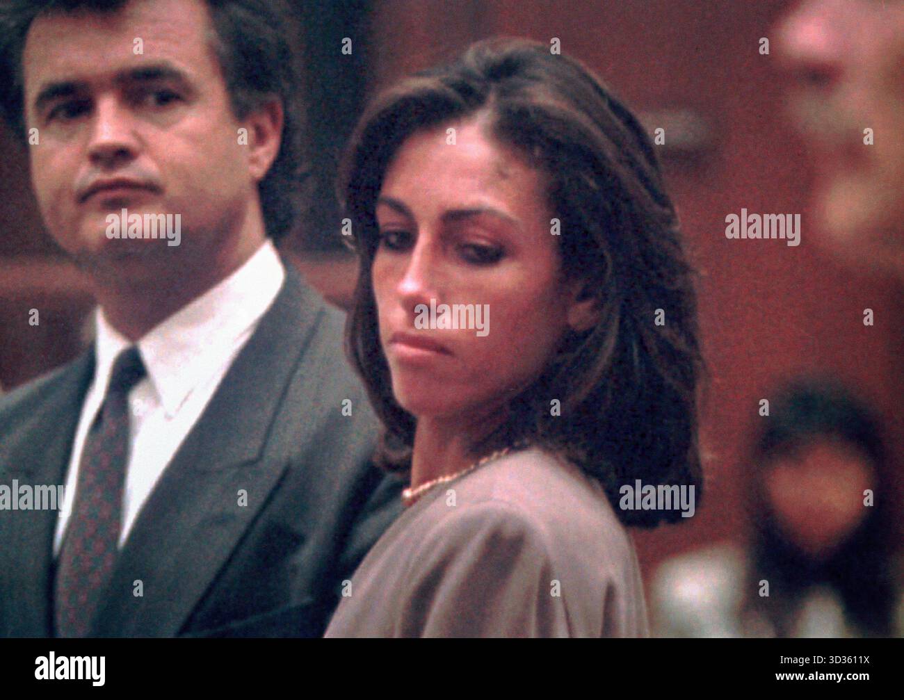 Heidi Fleiss, the alleged Hollywood madam, stands with her attorney ...