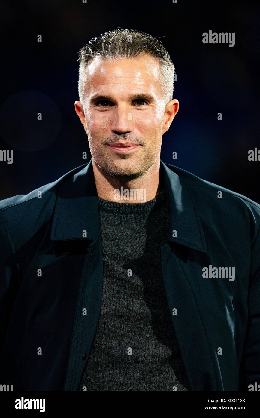 Rotterdam - Coach Robin van Persie of Feyenoord Rotterdam during the ...