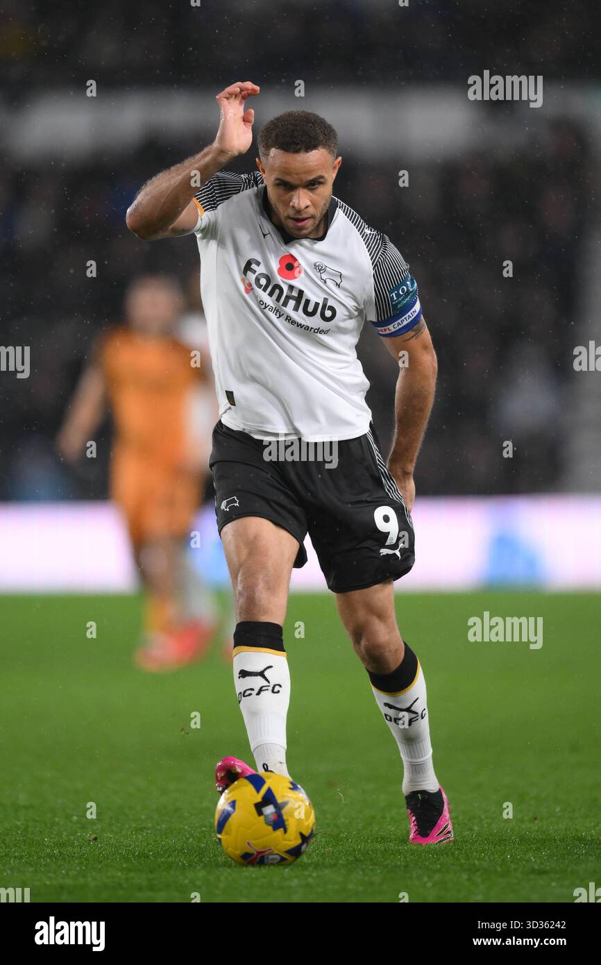 Derby County's Carlton Morris during the Sky Bet Championship match at ...