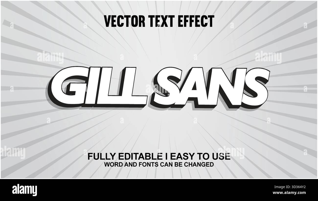 Editable Vector Text Effect Stock Vector Image & Art - Alamy