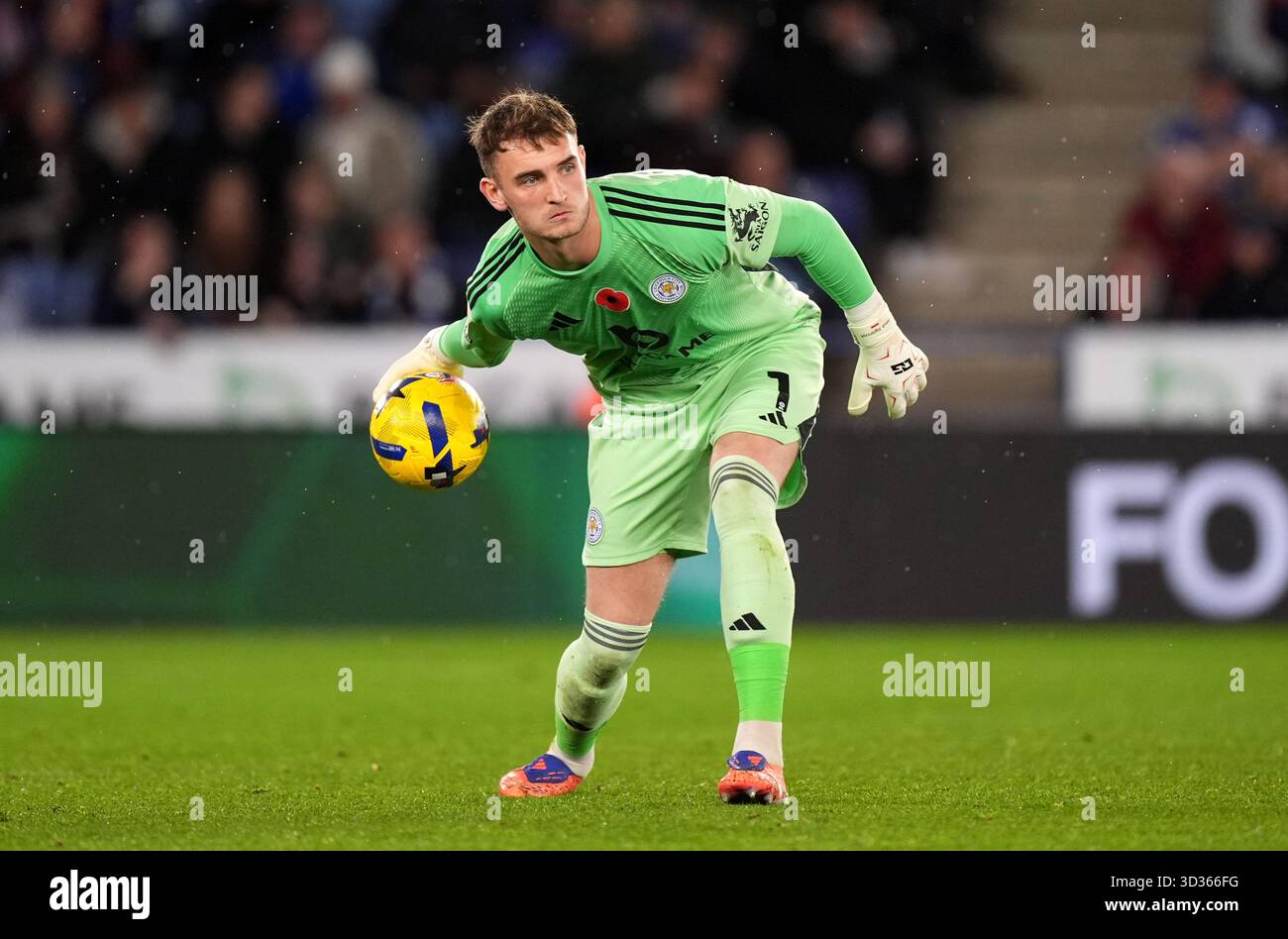 Leicester City goalkeeper Jakub Stolarczyk during the Sky Bet ...
