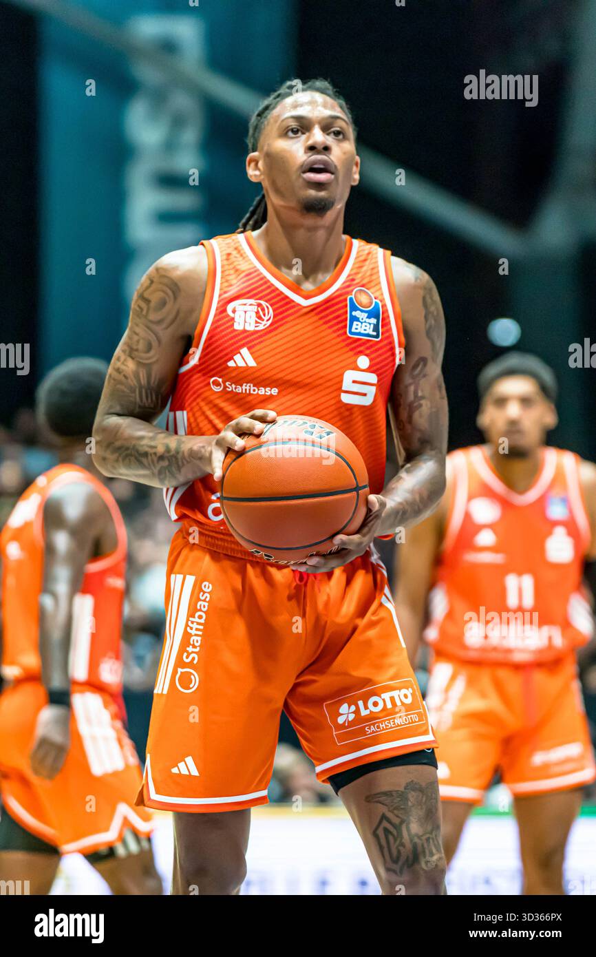 Chemnitz, Deutschland 01. November 2025: 1.BBL - 2025/2026 - Niners ...
