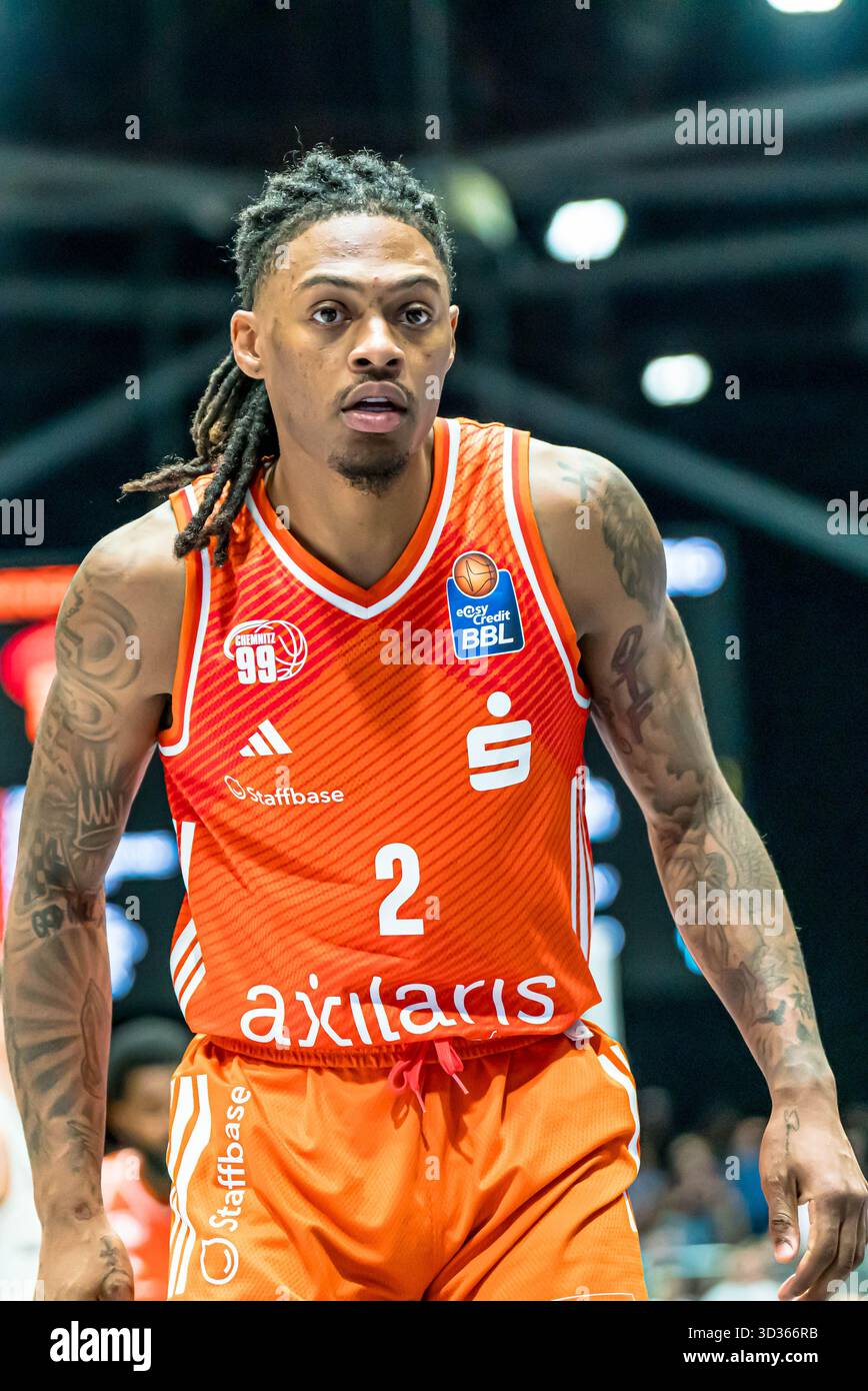 Chemnitz, Deutschland 01. November 2025: 1.BBL - 2025/2026 - Niners ...