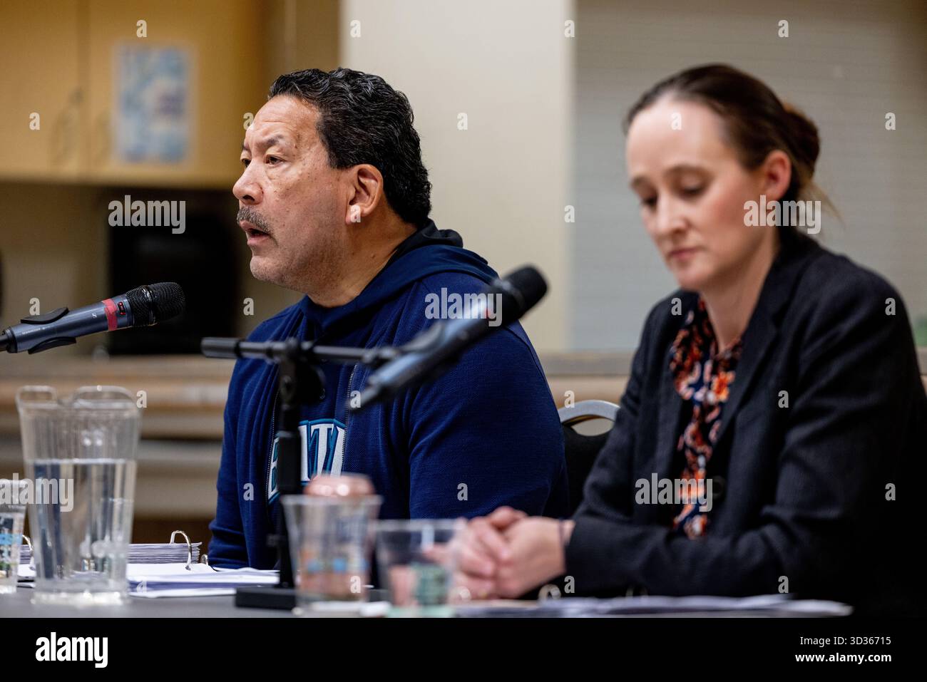 Seattle mayor Bruce Harrell speaks during a climate forum Thursday, Oct ...